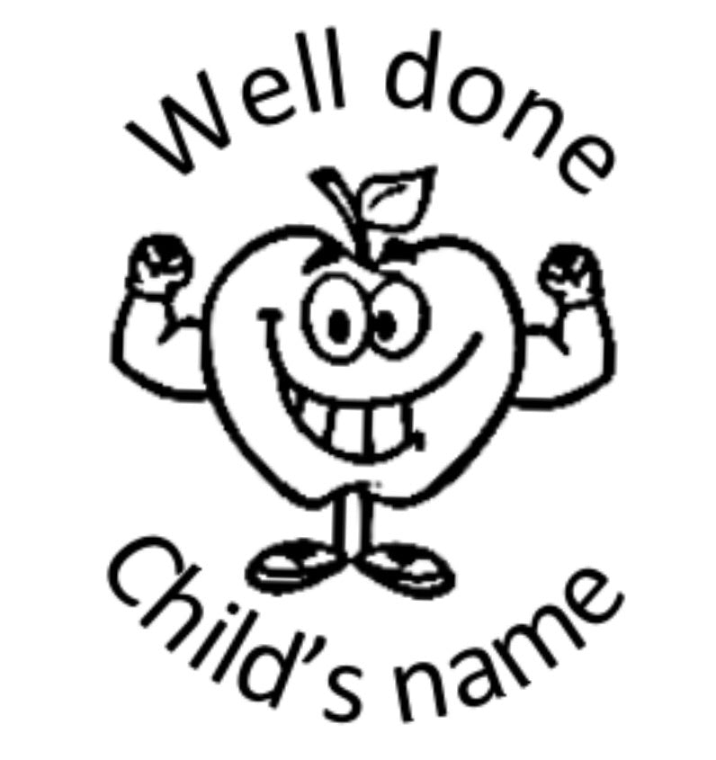 Apple Parent Stamp – STAMP IT, By Miss. M