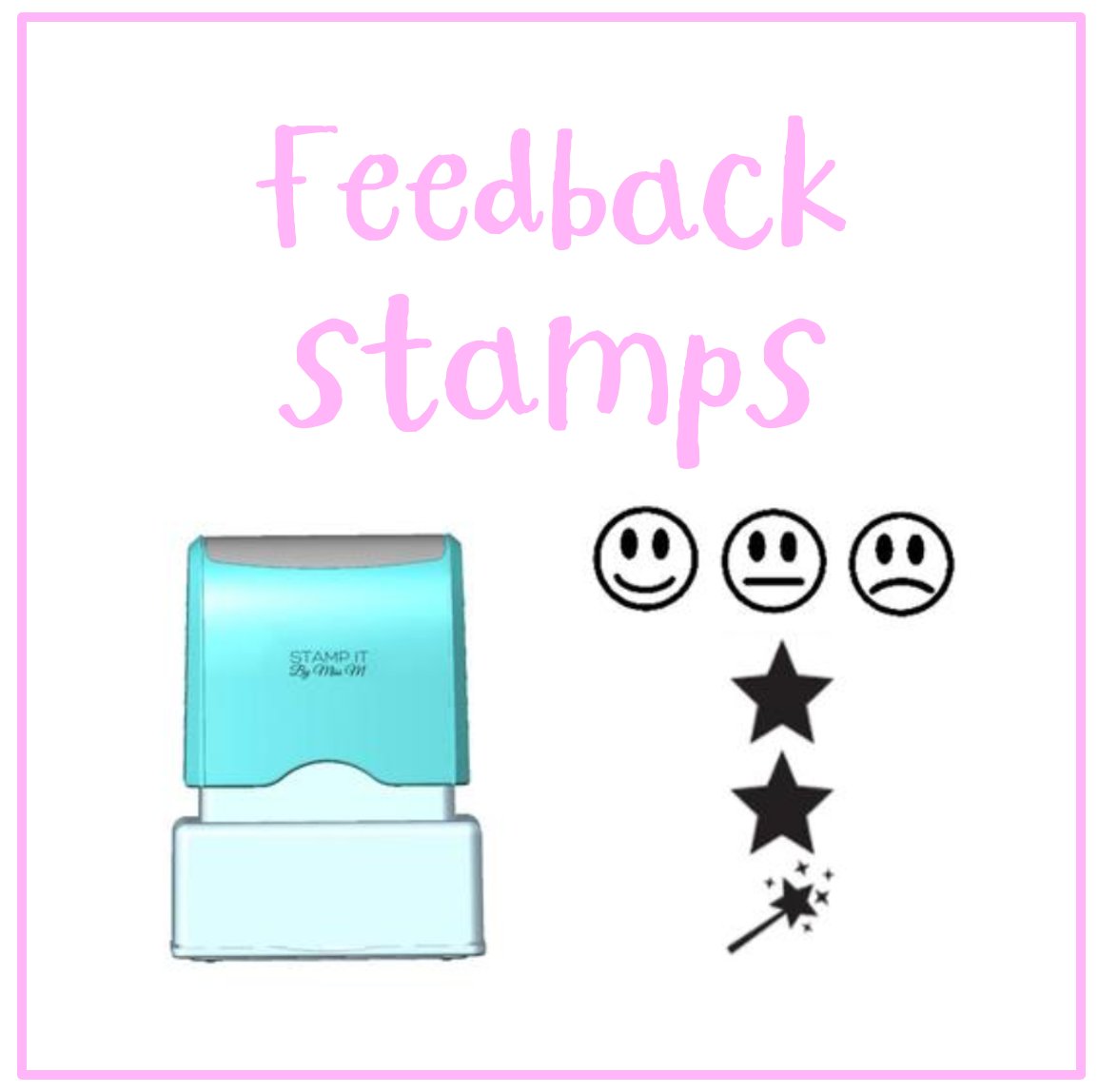 Feedback and Reflection Stamps – STAMP IT, By Miss. M