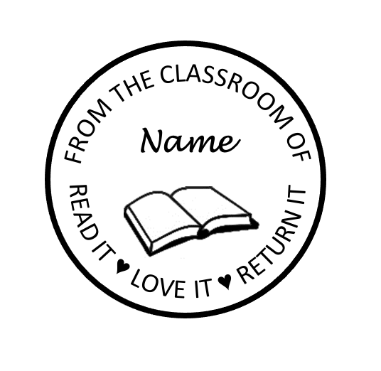 Round Library Stamp - Diamond top stamp case – STAMP IT, By Miss. M