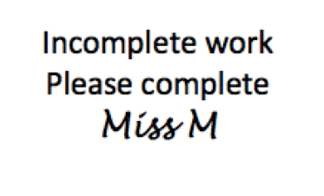 Incomplete Work Rectangle Stamp – STAMP IT, By Miss. M